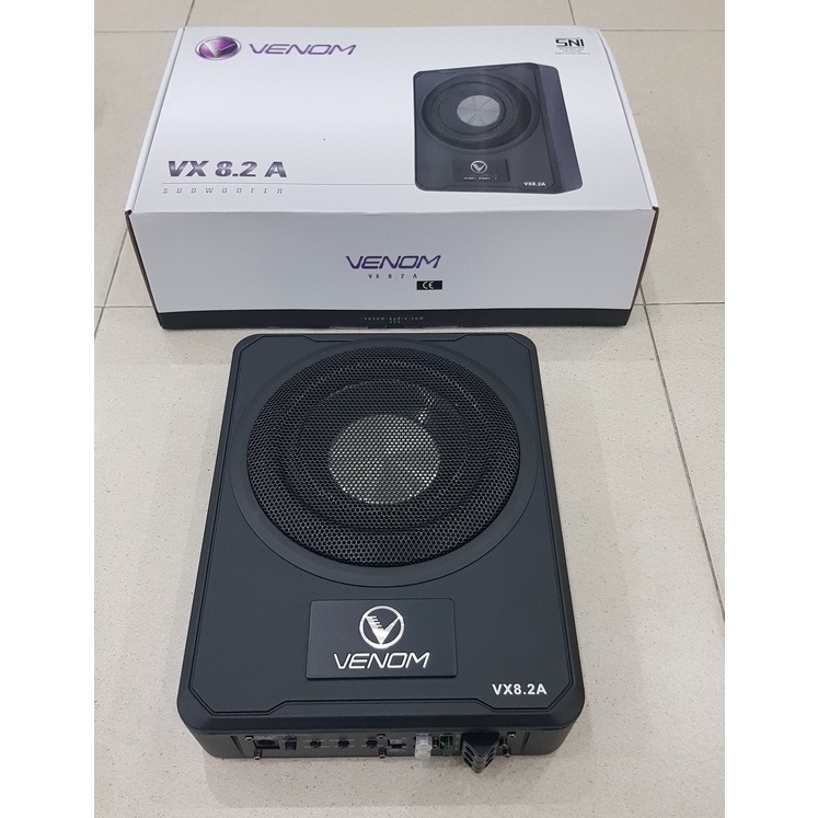 Jual SUBWOOFER ACTIVE VENOM VX 8.2 A SUB KOLONG SLIM BASS SUPER QUALITY | Shopee Indonesia