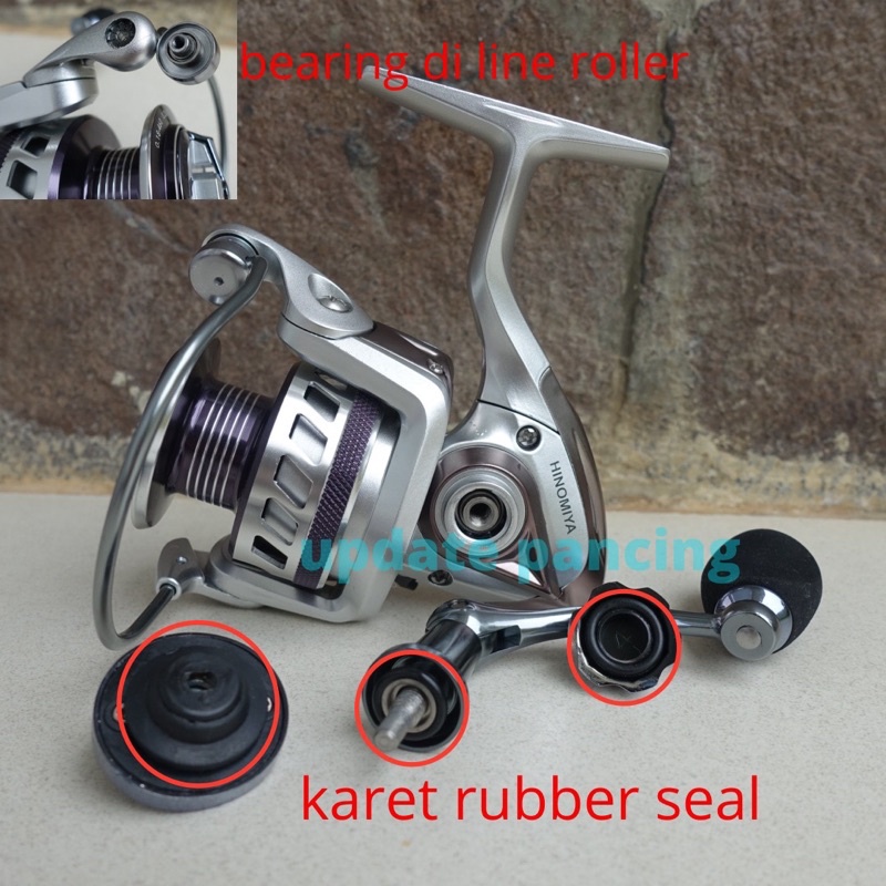 Jual reel pancing HINOMIYA PARAMOUNT 1000 / power handle / bearing di ...