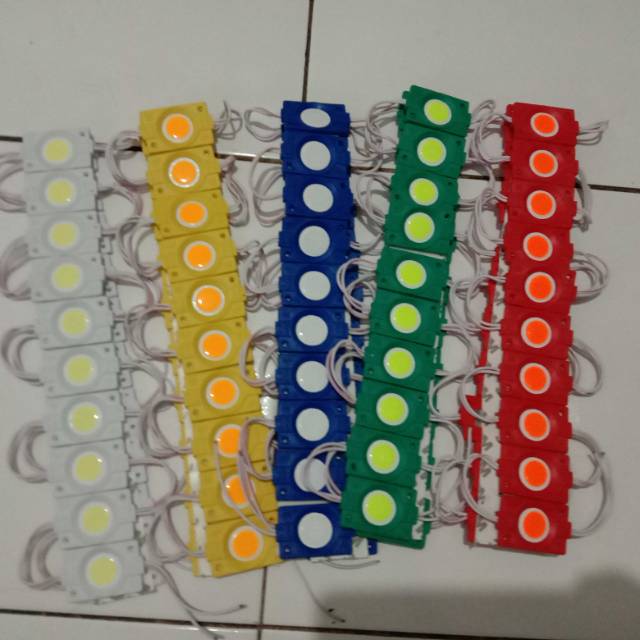 Jual Lampu Led 1 mata 12 volt modul 4026 2.4 watt led 12 volt 1 mata ...