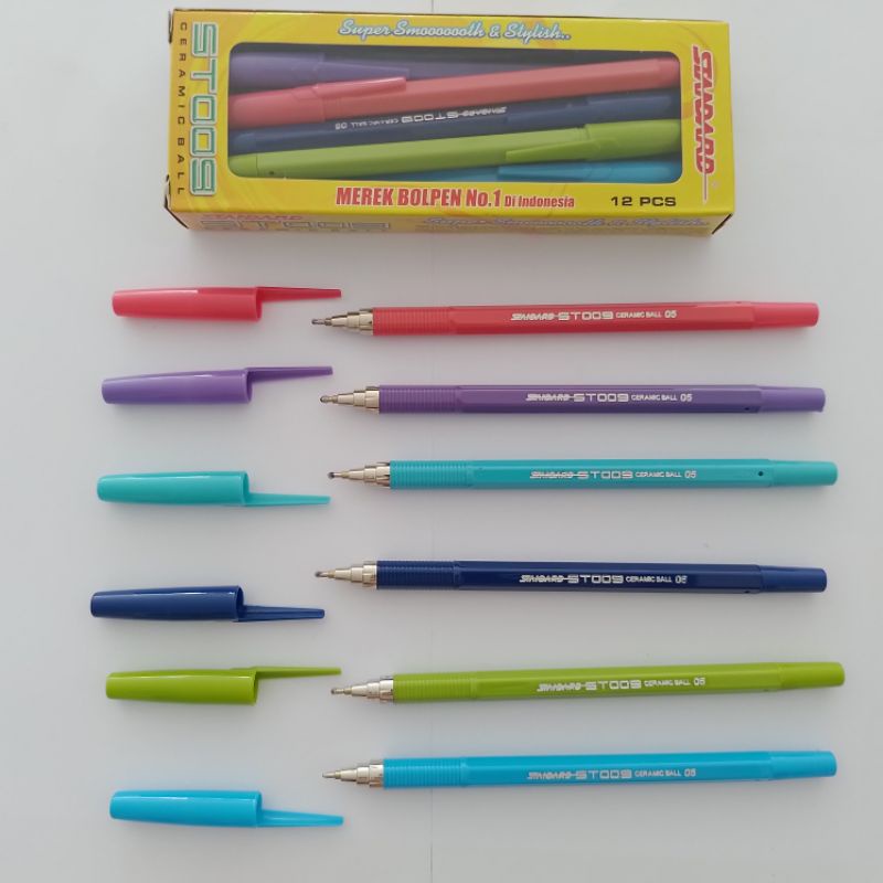 Jual Pulpen Standard ST009 ST-009 Ceramic Ballpoint (12Pcs) | Shopee ...