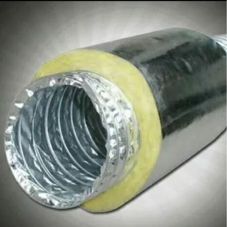 Jual flexible ducting isolasi 10 inch /flexible cerobong double layer ...
