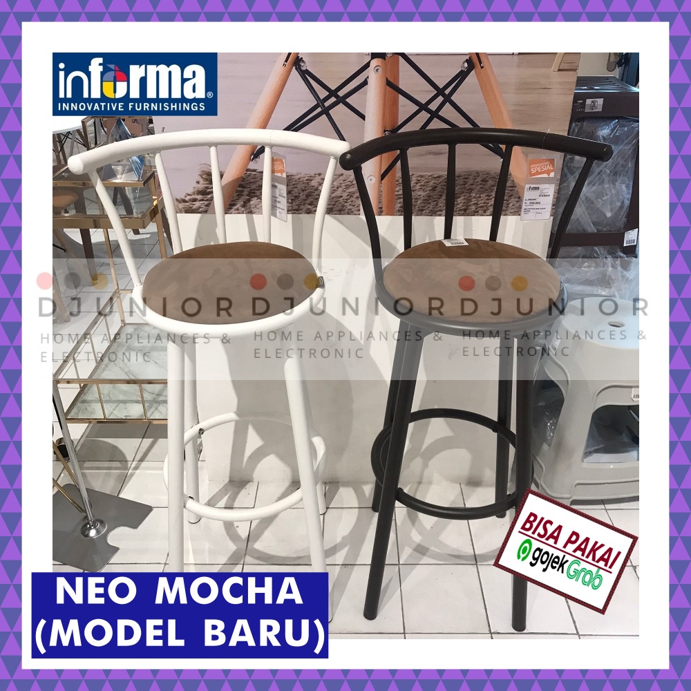 Jual INFORMA - NEO MOCHA BARSTOOL COUNTER BAR STOOL / KURSI BAR KAFE ...