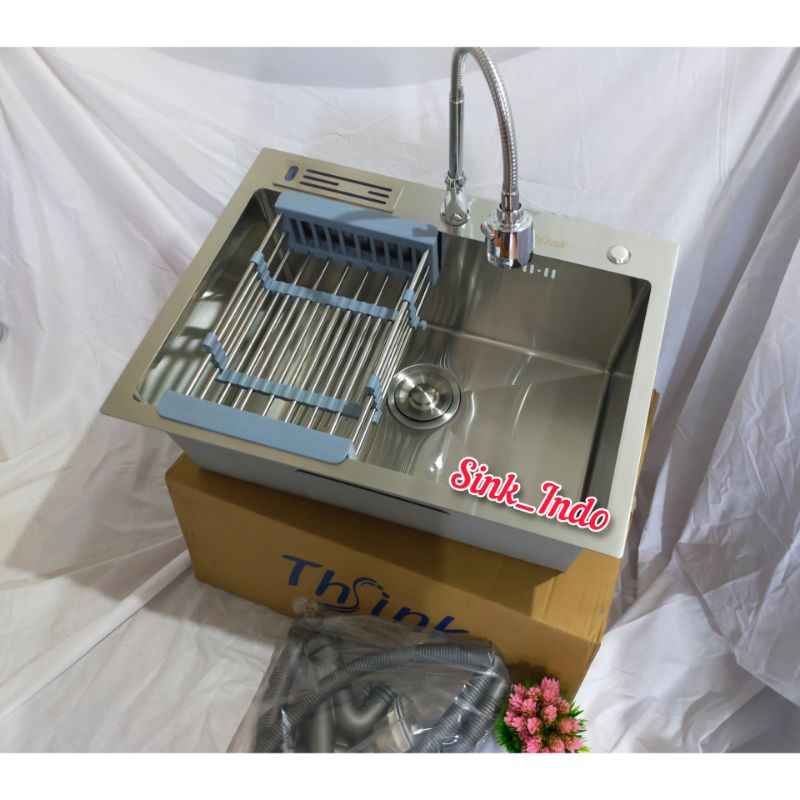 Jual TERLARIS Bak Cuci Piring SUS 304 SET Sink Wastafel Ukuran 60 x 45 ...