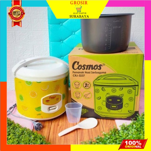 Jual Magic Com cosmos 2 Liter CRJ3237 / Rice Cooker 2 LIter | Shopee ...