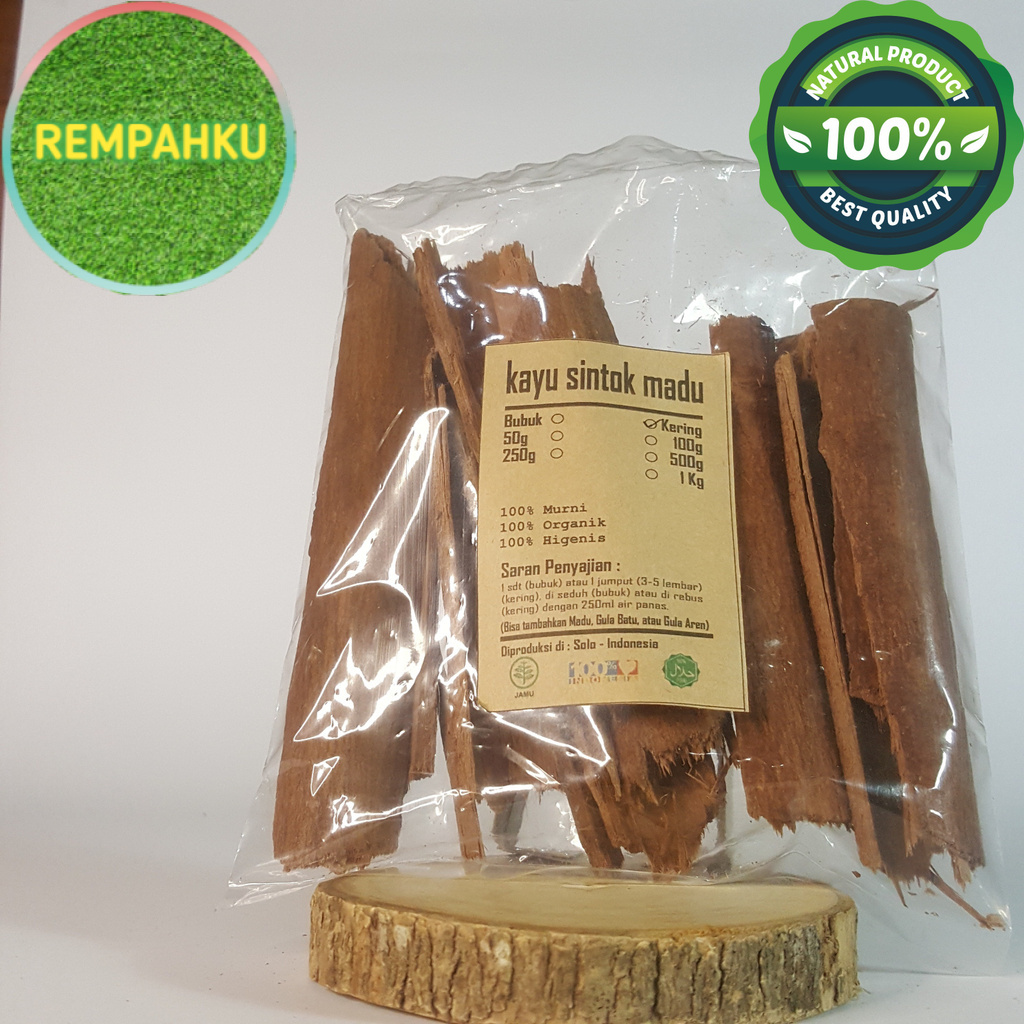 Jual KAYU SINTOK MADU 250 GRAM - Cinnamomum Sintoc - MURNI - JSR - RE ...