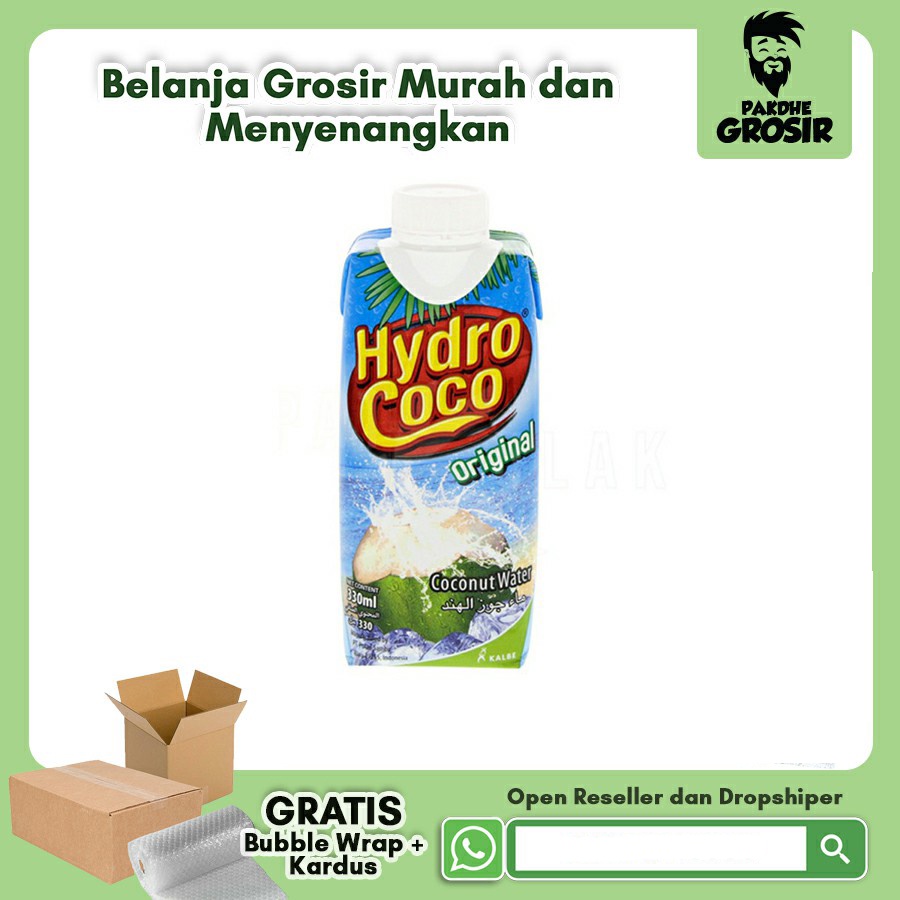 Jual Hydro Coco 330 ml ( Air Kelapa Kemasan ) | Shopee Indonesia