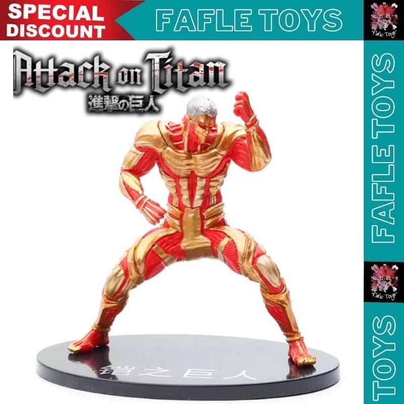Jual Action Figure Armored Titan Reiner Braun Action Anime From Attack ...