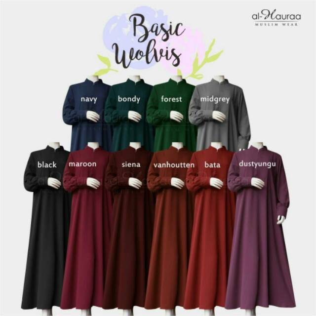 Jual Gamis basic wolvis | Shopee Indonesia