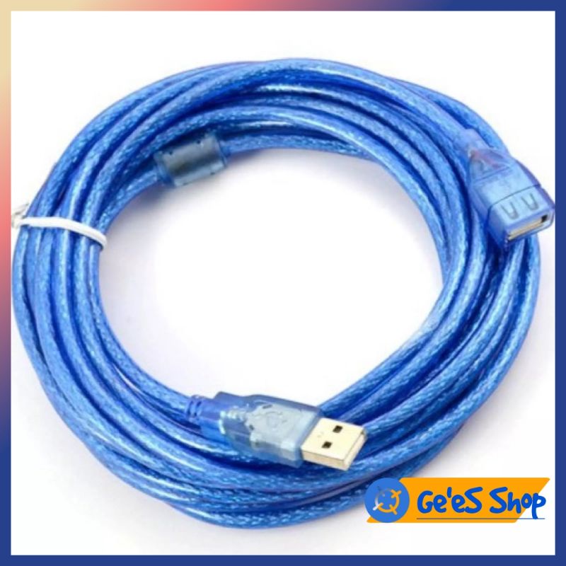 Jual TERMURAH !!!, KABEL USB EXTENSION PANJANG 5 METER, MALE TO FEMALE ...
