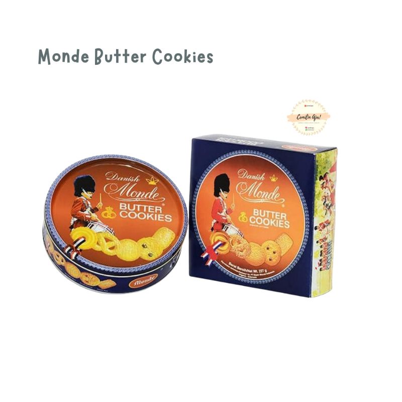Jual Monde Butter Cookies / Monde Kaleng / Monde Biskuit | Shopee Indonesia