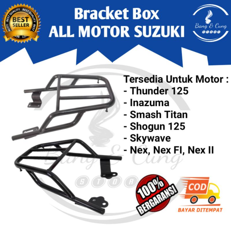 Jual B&C - Bracket breket Behel Begel box All Motor Suzuki Thunder ...