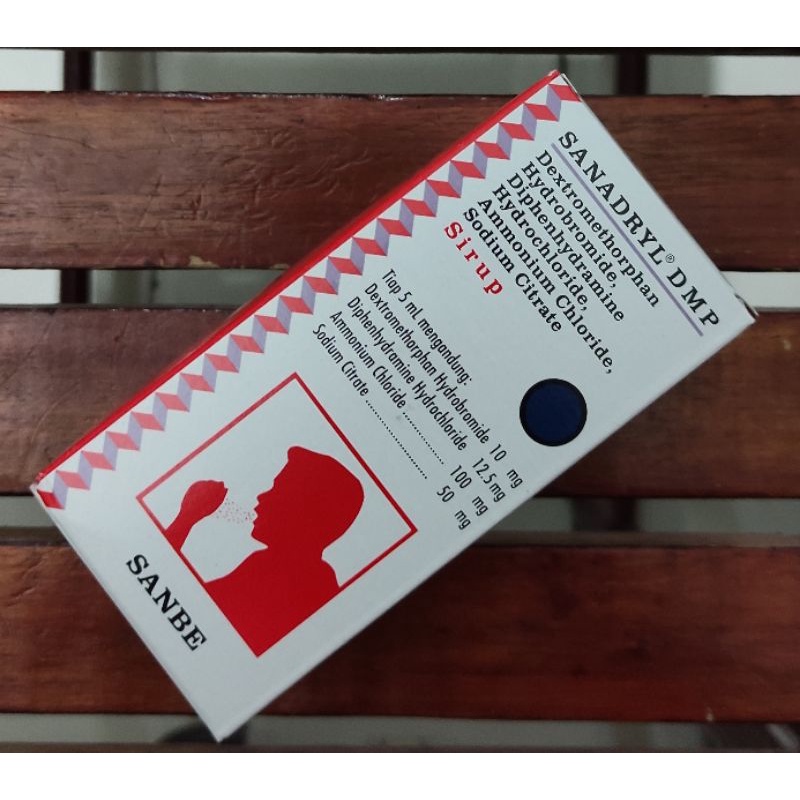 Jual Sanadryl DMP Sirup / Obat Batuk Kering / Alergi / Flu / 60 / 120 ...