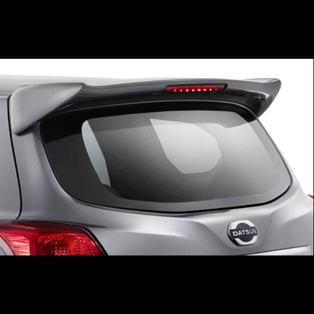 Jual Spoiler Mobil Datsun GO + Lampu Sayap Mobil ABU HITAM PUTIH SILVER ...