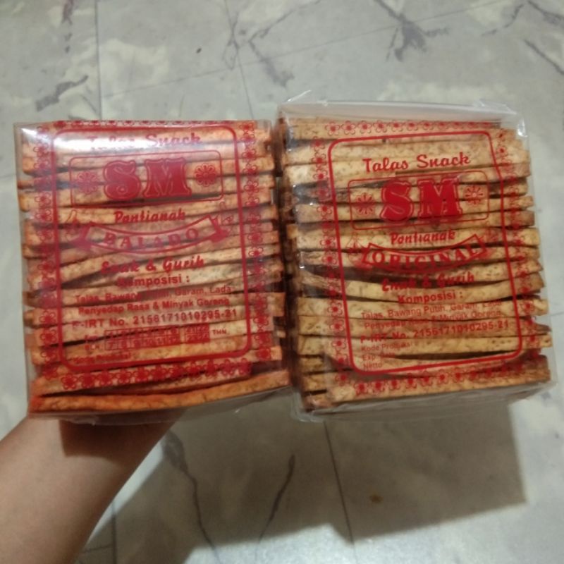 Jual Talas Snack SM / Stick Talas / Keripik Talas / Snack Talas / Oleh ...