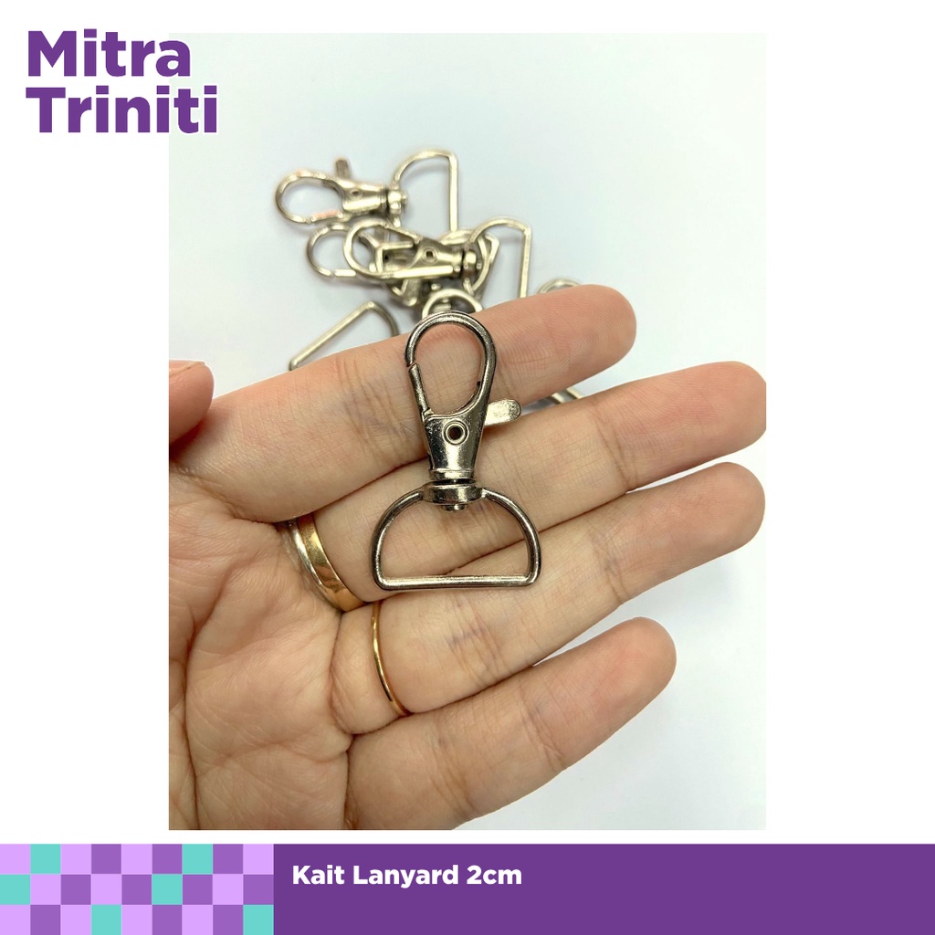 Jual Kaitan Lanyard 2cm Kait Hanger Cantelan Besi Tas Kew | Shopee ...