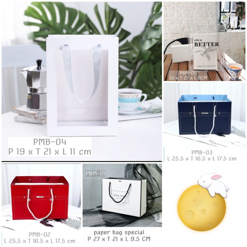 Jual DY PACK Paper Bag serbaguna paperbag mooncake kotak kue goddie bag ...