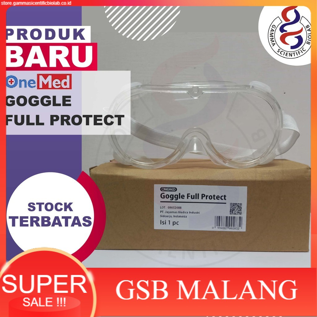 Jual Kacamata APD Goggle Full Protect ONEMED | Shopee Indonesia