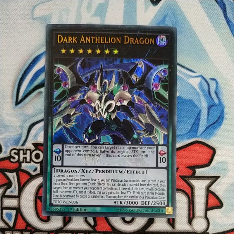 Jual yugioh dark anthelion dragon DUOV ultra rare original | Shopee ...