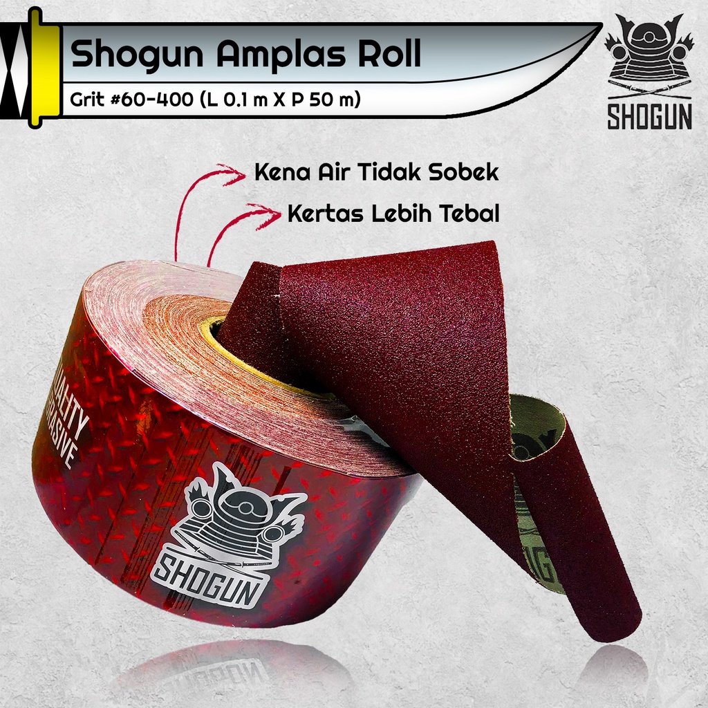 Jual Shogun Amplas Kain Roll (L0.1meter x P50meter) | Shopee Indonesia