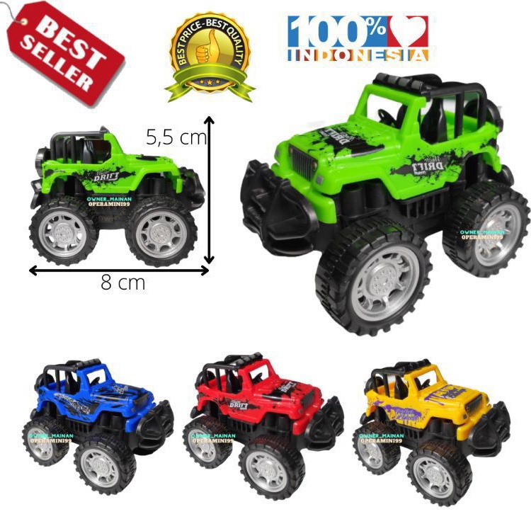 Jual MAINAN MOBIL JEEP PULBACK (SATUAN) | Shopee Indonesia
