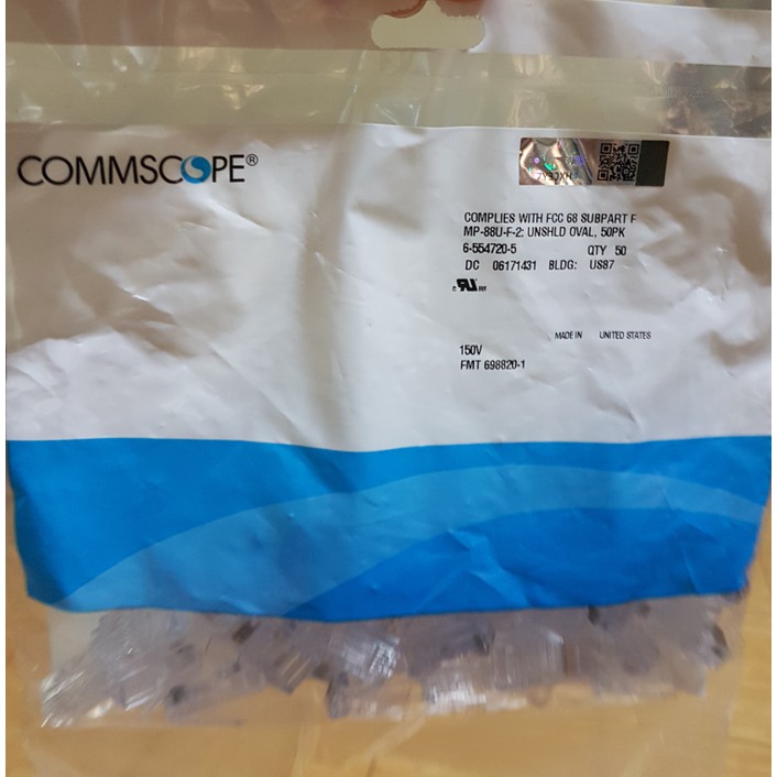 Jual connector RJ45 commscope cat 5 ORI | Shopee Indonesia