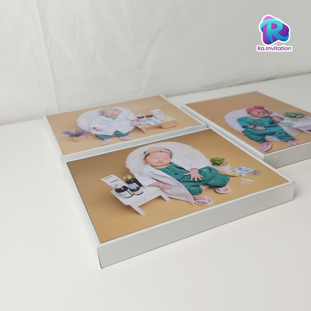 Jual CETAK FOTO BINGKAI UKURAN 6R 20X15 CM LAMINASI - FRAME FOTO BLOCK ...