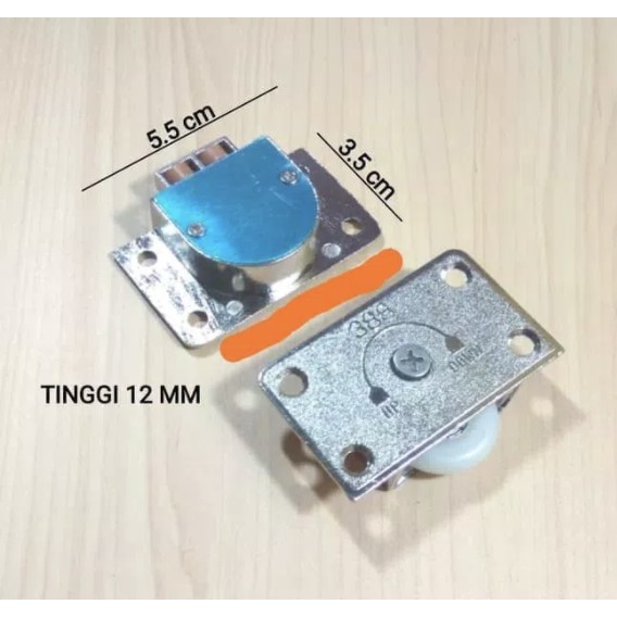 Jual Roda pintu geser sliding 388 / sd 12 / tanam untuk rel UM | Shopee ...