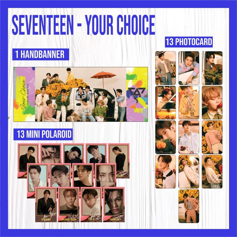 Jual Dhavitashop - Fankit Kpop SEVENTEEN - YOUR CHOICE | Shopee Indonesia