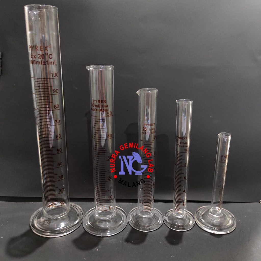 Jual Gelas Ukur Measuring Cylinder Pyrex 10ml | Shopee Indonesia
