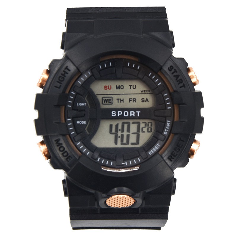 Jual [COD] Jam Tangan Rubber Digital Sport Bulat Wanita Dan Pria ...