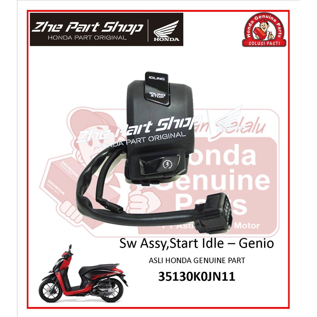 Jual Swit kanan Genio ,Start Idle ISS– Genio - 35130K0JN11 ASLI AHM ...