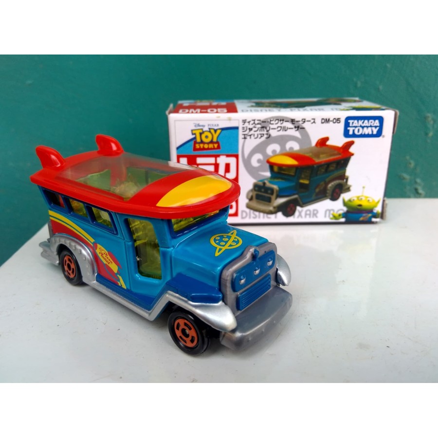 Jual TOmica Disney Motors DM-05 Jamboree Cruiser alien toy story harga murah | Shopee Indonesia