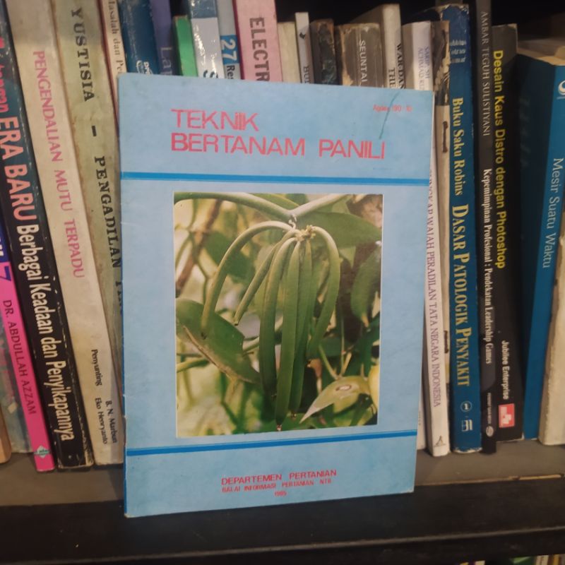 Jual TEKNIK BERTANAM PANILI. departemen pertanian 1985. | Shopee Indonesia