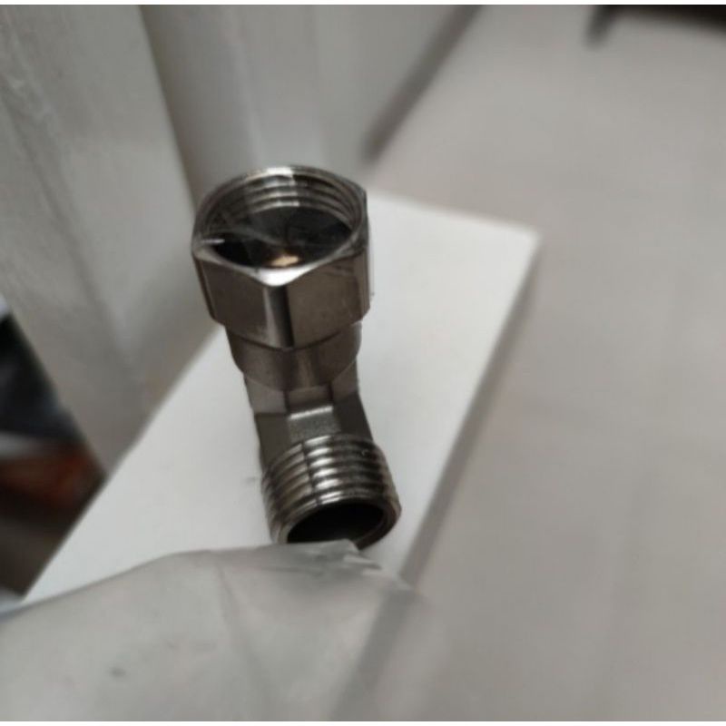 Jual nepel T stainless chrome 304 nepel Tee kran air sambungan T ...