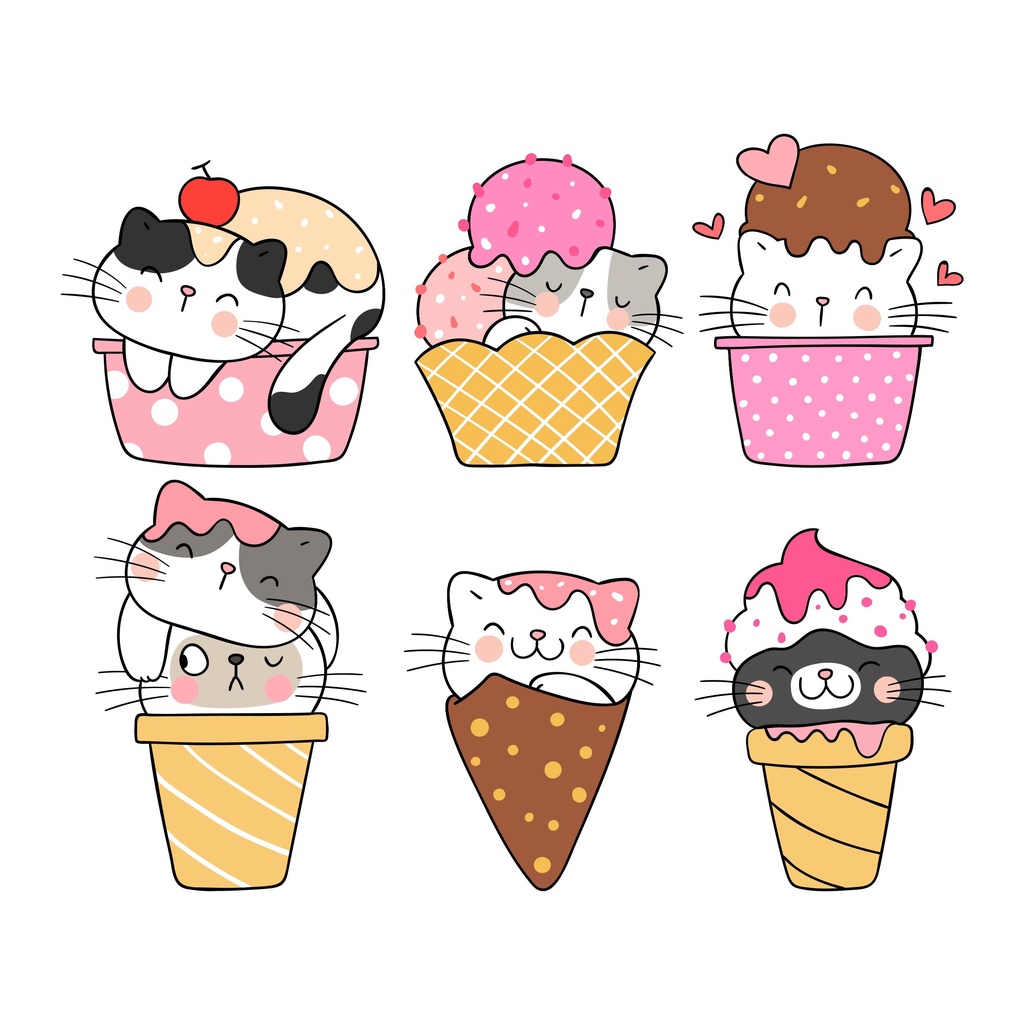 Jual Sticker Cat kucing travel cute cat hijab aesthetic / sticker ...