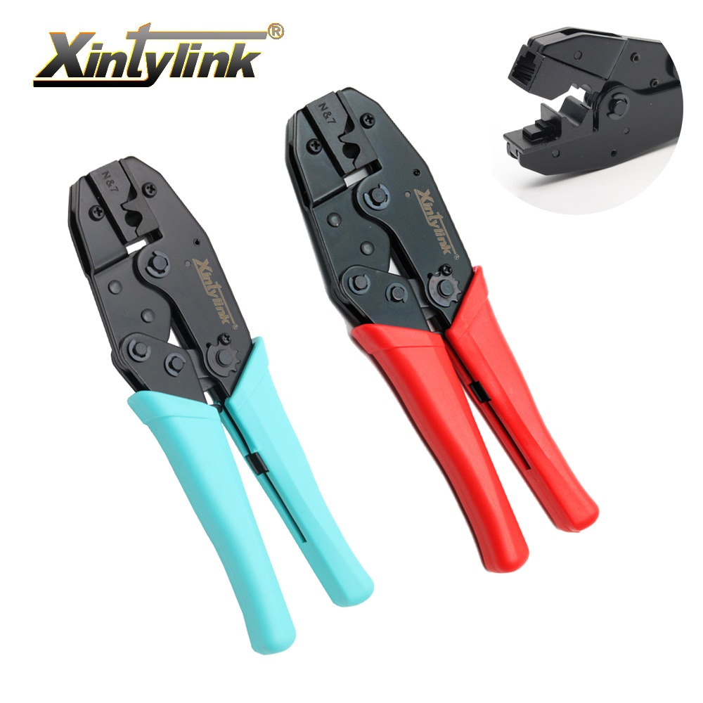 Jual PREORDER xintylink RJ45 crimper cat7 cat6a network tools cat8 ...
