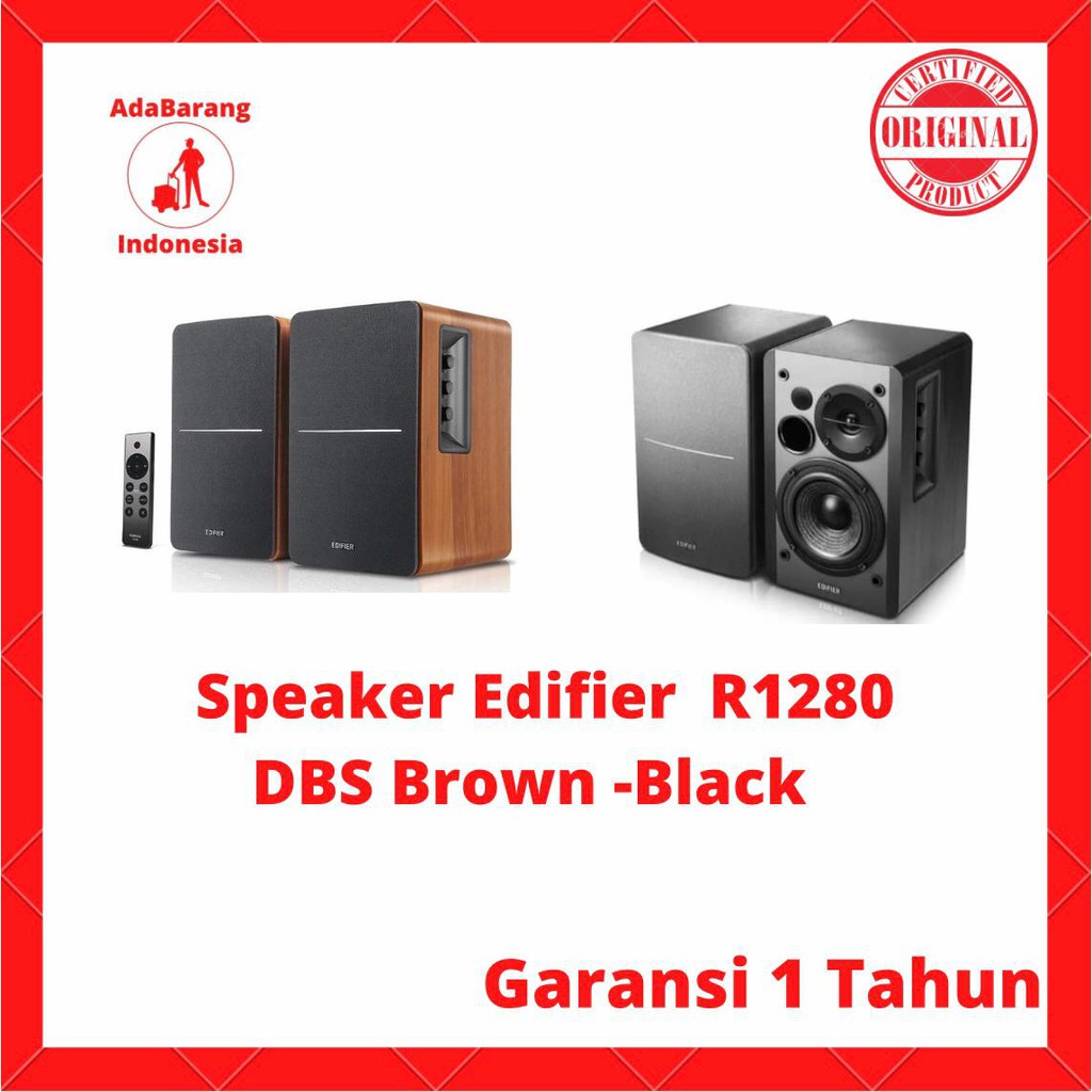 Jual Edifier R1280DBs Powered Bluetooth 5.0 Speakers - Brown/Coklat ...