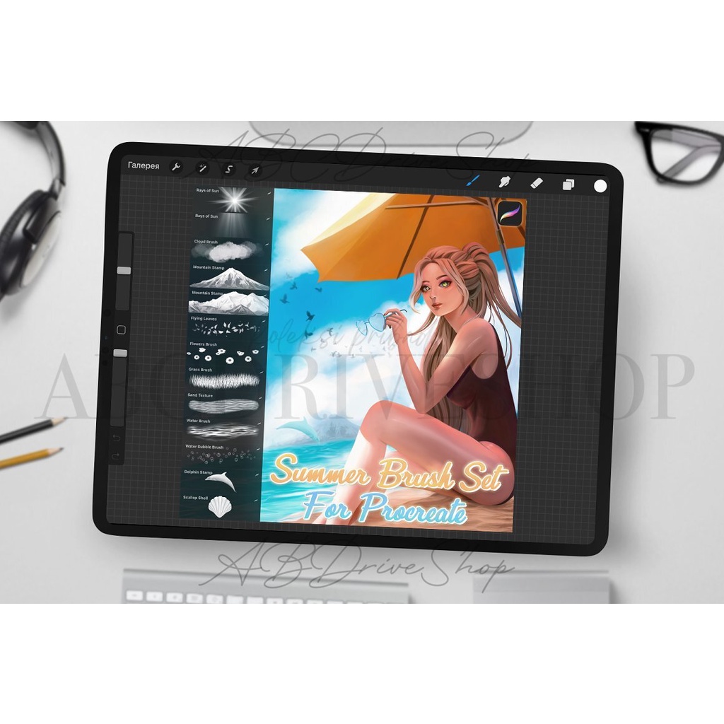 Jual Procreate Brush - Summer Brush Set for Procreate | Shopee Indonesia
