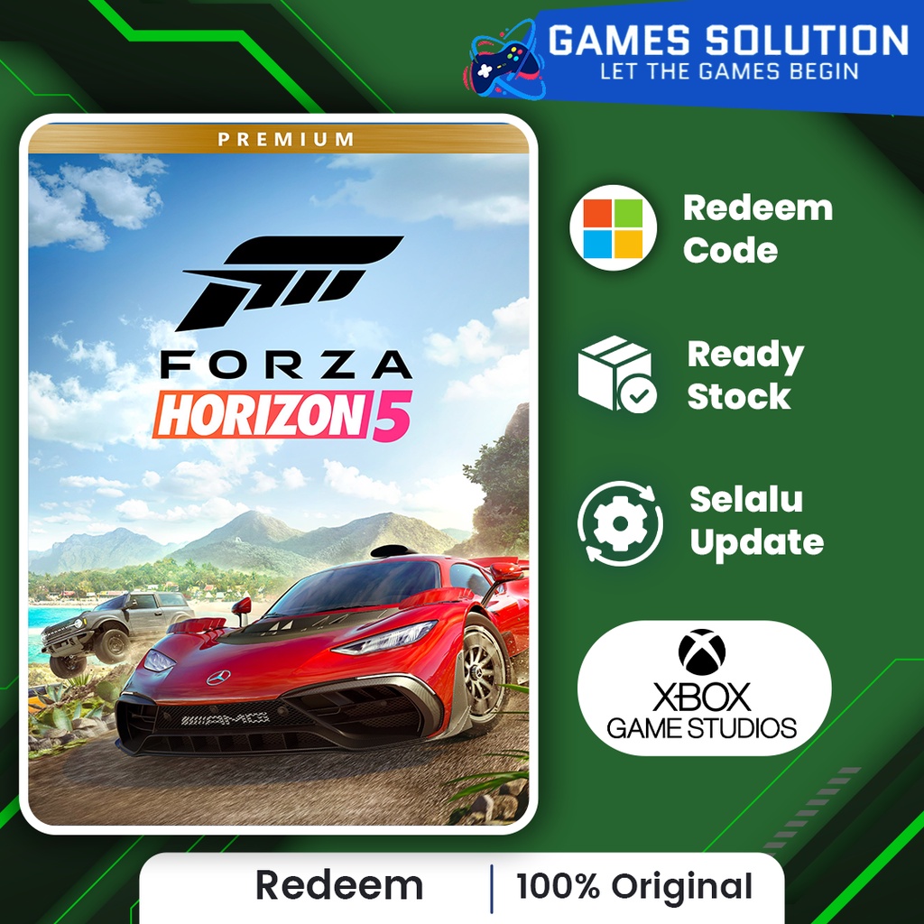 Jual FORZA HORIZON 5 PREMIUM EDITION XBOX / PC GAME REDEEM CODE ...