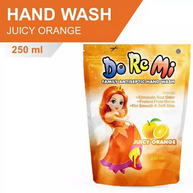 Jual DOREMI Handwash Jeruk Refill ( 250ml ) | Shopee Indonesia