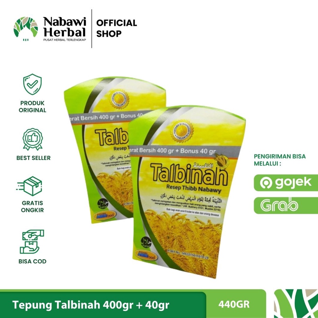 Jual Tepung Gandum Talbinah Thibb Nabawy 400gr + 40gr | Shopee Indonesia