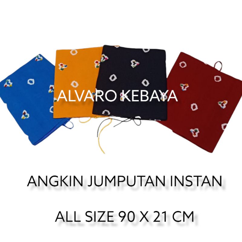 Jual Angkin jumputan instan / sabuk instan stagen angking murah kebaya ...