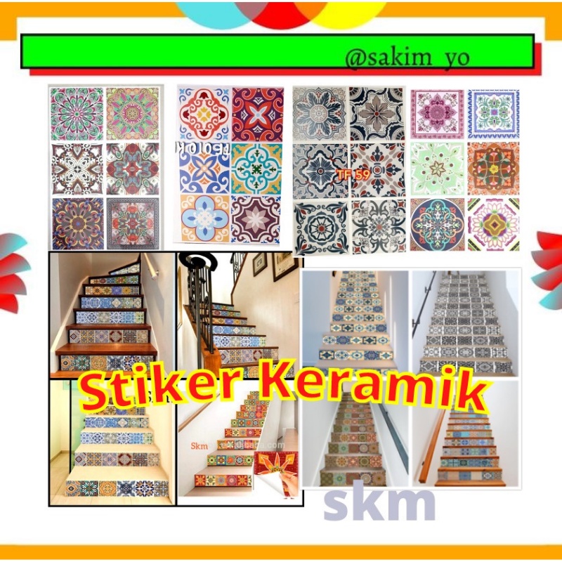 Jual SKM WALLSTICKER WALL STICKER SETIKER STIKER KERAMIK WALLSTIKER ...