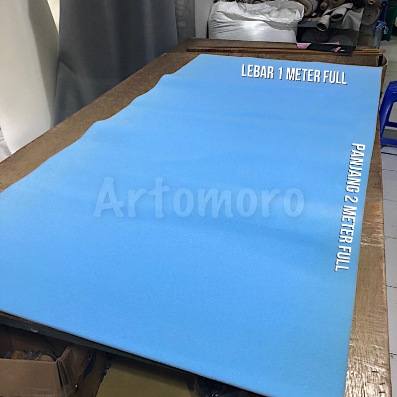 Jual Busa Angin Foam Tipis Lembaran BIRU 8mm (100cm x 200cm FULL) untuk ...