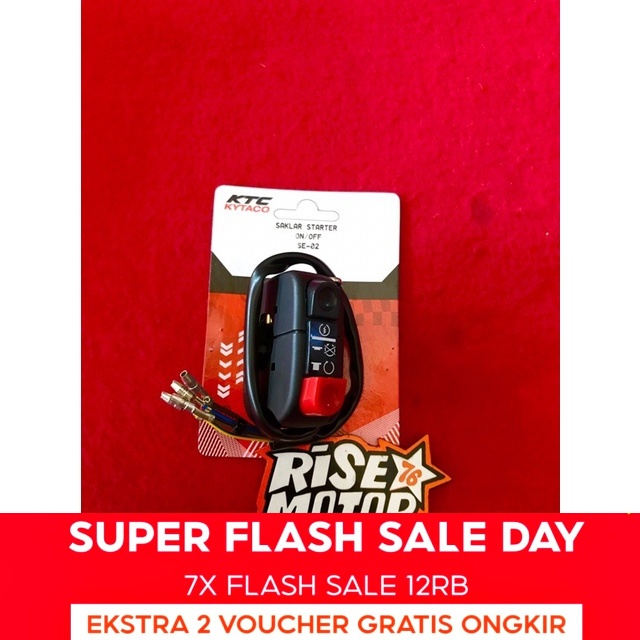 Jual SAKLAR STATER + ENGINE ON OFF KTC Tm | Shopee Indonesia