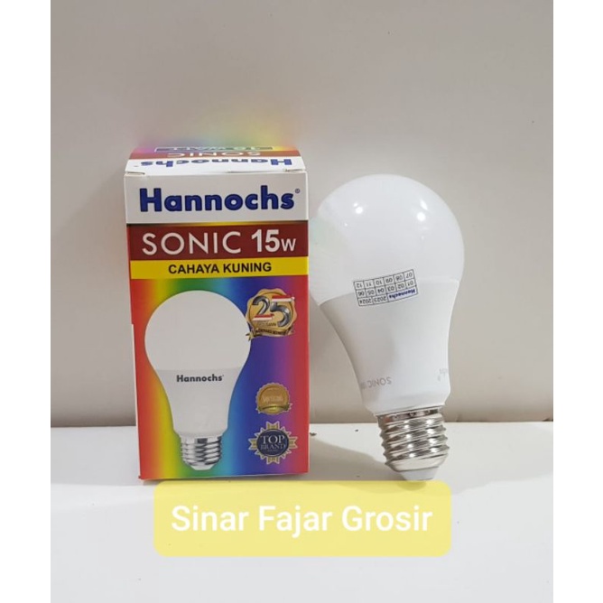 Jual Lampu Led Hannochs Sonic 3w/5w/7w/9w/12w/15w Cahaya kuning 3000K ...