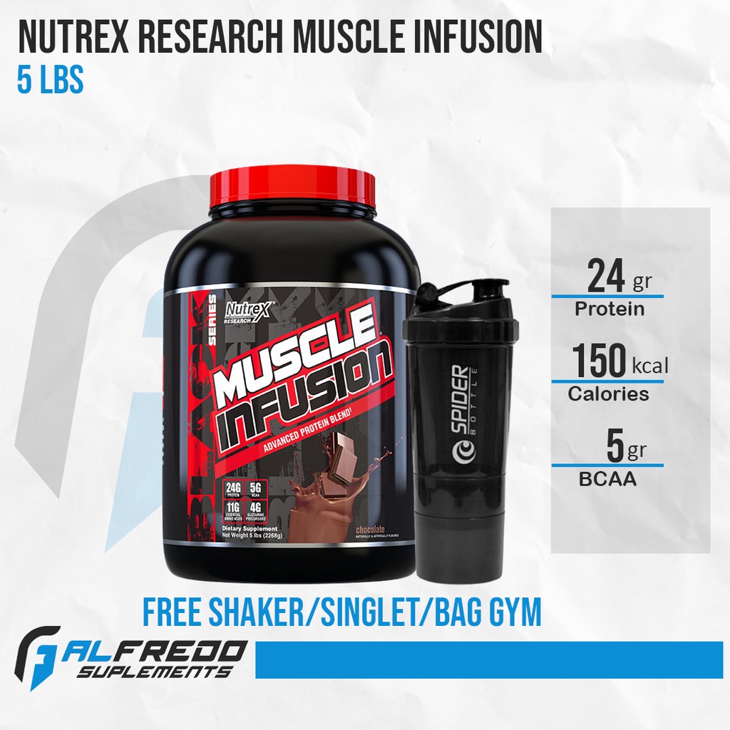 Jual Nutrex Muscle Infusion Advanced Protein Blend 5 Lbs PROTEIN SHAKE ...