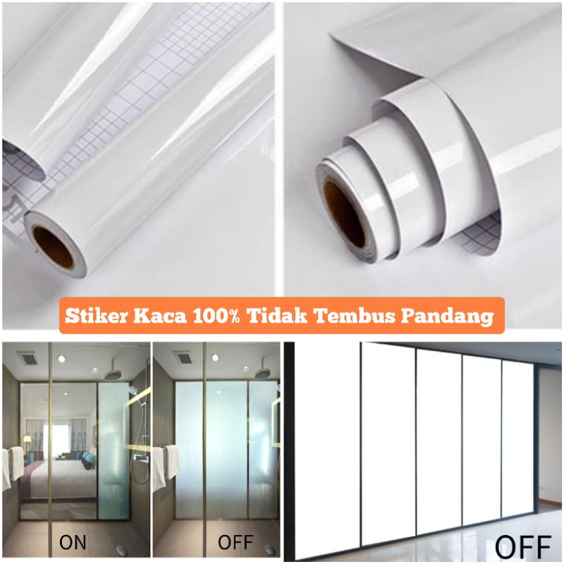 Jual Wallpaper Sticker Kaca Kamar Mandi Tidak Tembus Pandang Partisi ...