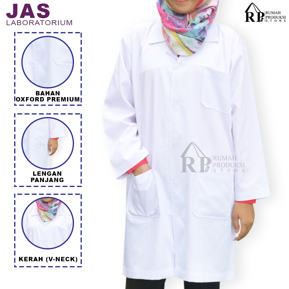 Jual RPS - Baju Laboratorium Lengan Panjang Pria Dan Wanita Pakaian ...