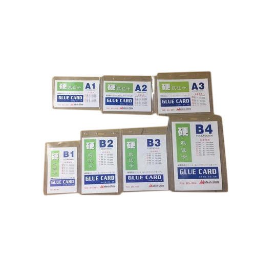 Jual ID Card Mika B1 B2 B3 B4 A1 A2 A3/Name Tag / Glue Card / Card Holder / TOP LOADER/ id card ...